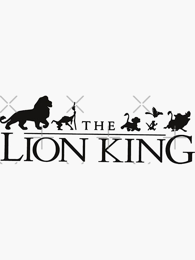 "The Lion King Logo" Sticker for Sale by akbangar | Redbubble