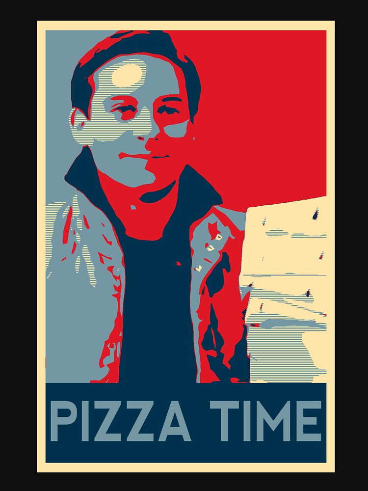 "Pizza Time Poster" T-shirt by DomPhilbrick | Redbubble