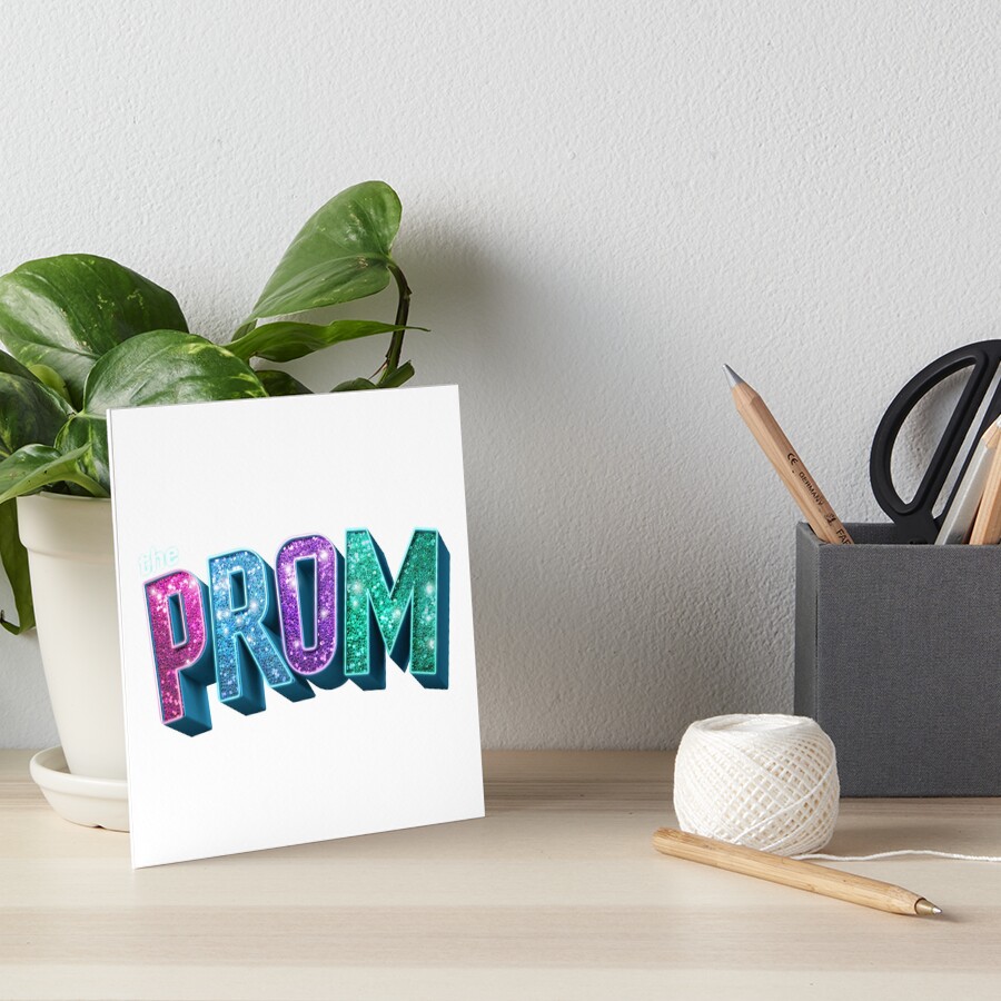 "Prom the Musical: Logo" Art Board Print for Sale by broadway-island ...