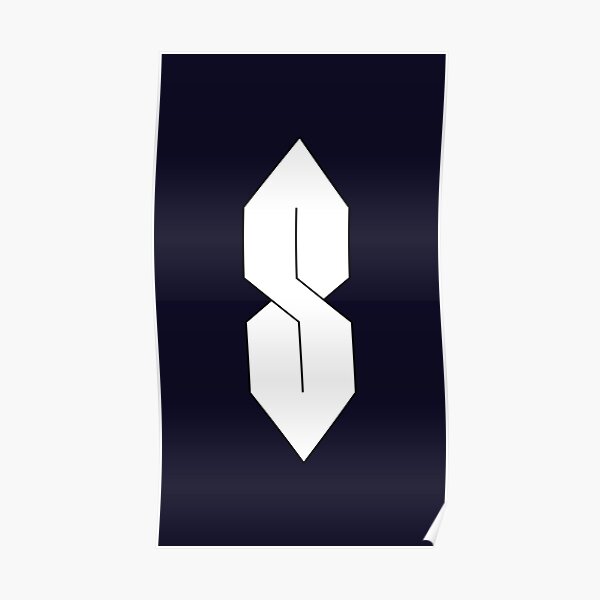 "The Universal S | Geometrical Capital Letter Symbol" Poster for Sale ...