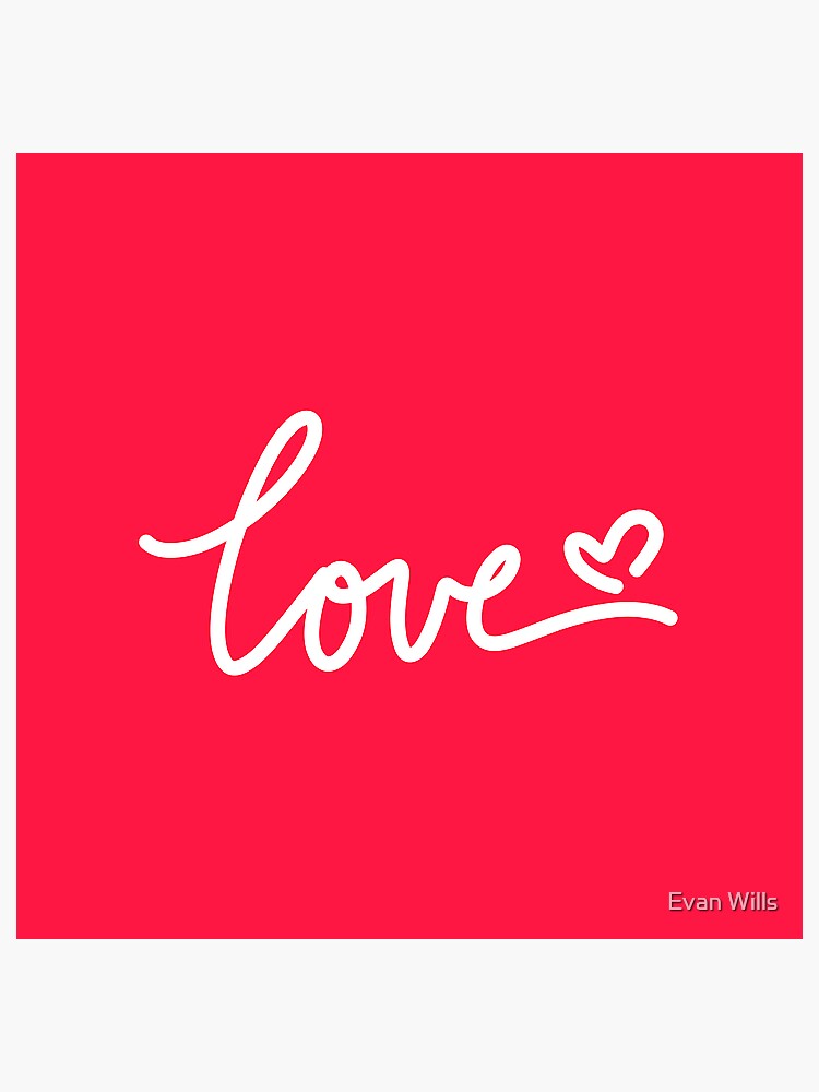 "The Signature Of Love " Sticker by WheBusiness | Redbubble