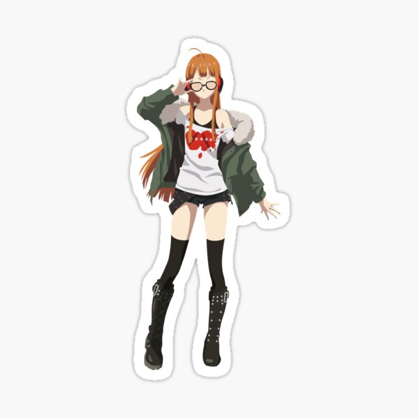 "Futaba Sakura (Simplistic)" Sticker for Sale by Geoffery10 | Redbubble