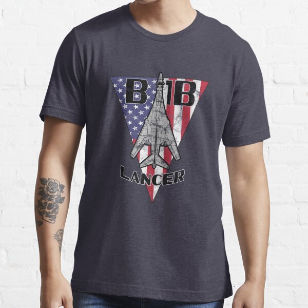 "B-1B Lancer Bomber Jet Airplane Patriotic Vintage " T-shirt for Sale ...