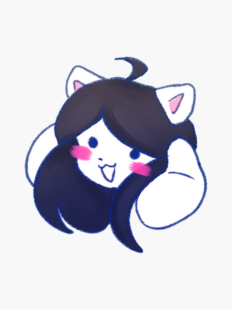 "Temmie" Sticker for Sale by minpancake | Redbubble