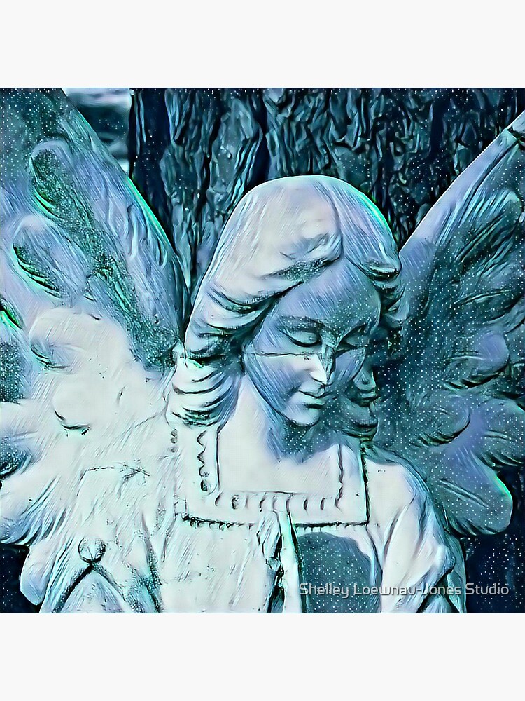 "White Ice Angel" Poster by shelleyloewnau | Redbubble