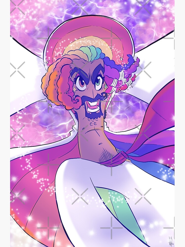 "Rainbow Wizard: Master of Illusion" Poster by bloodfuryart | Redbubble