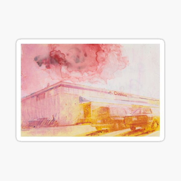 "Sherbet Shoebox" Sticker for Sale by emmarts | Redbubble