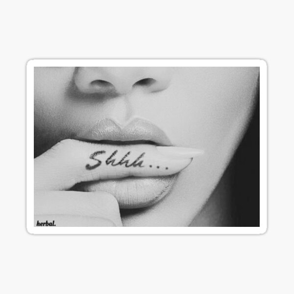 "Sexy Shhh... " Sticker by pistolpete01 | Redbubble