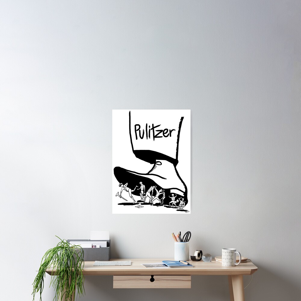 "Pulitzer Boot From Newsies" Poster for Sale by jennaleecalvin | Redbubble