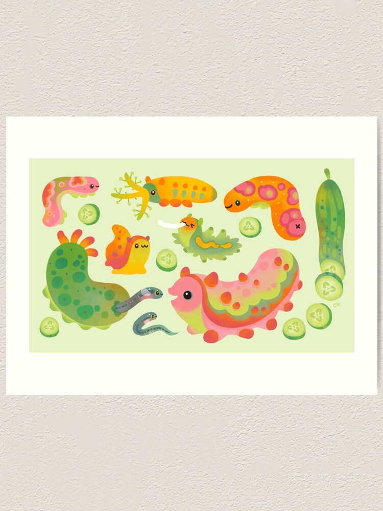 "Sea cucumber" Art Print by pikaole | Redbubble