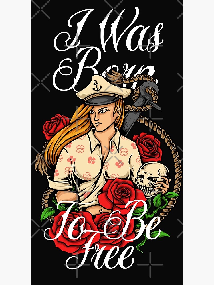 "Captain, Girl, Lady, Seafaring, Sailing, Sea, Ocean" Poster by ...