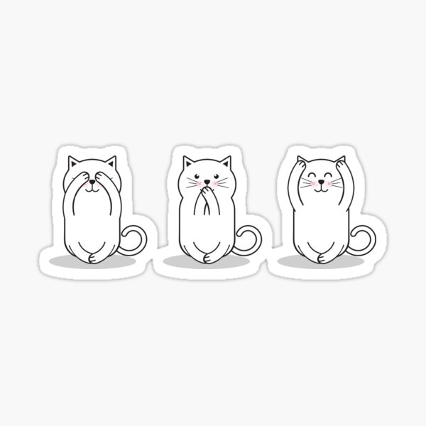 See No Evil Stickers | Redbubble