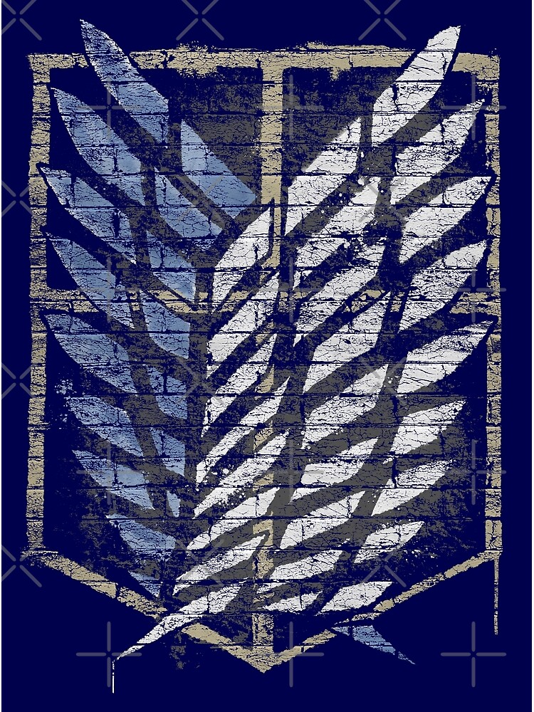 "AOT Scout Emblem Graffiti " Poster by Happy-Llama-Art | Redbubble