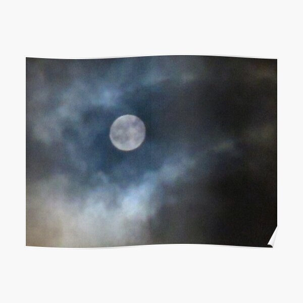 "Fazed Moon" Poster for Sale by MarianBendeth | Redbubble