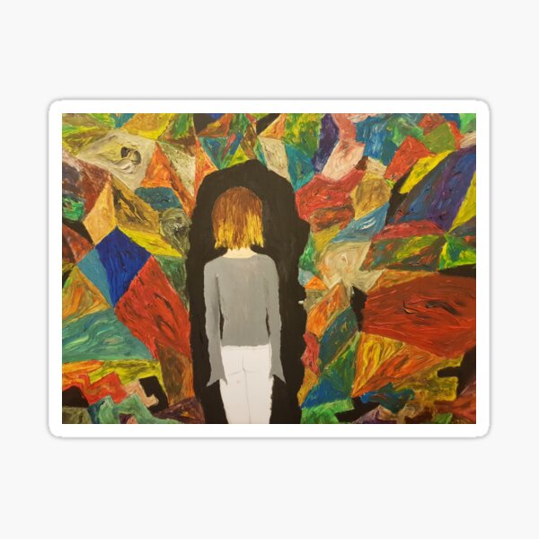 "Into The Unknown" Sticker for Sale by Bbykitty | Redbubble