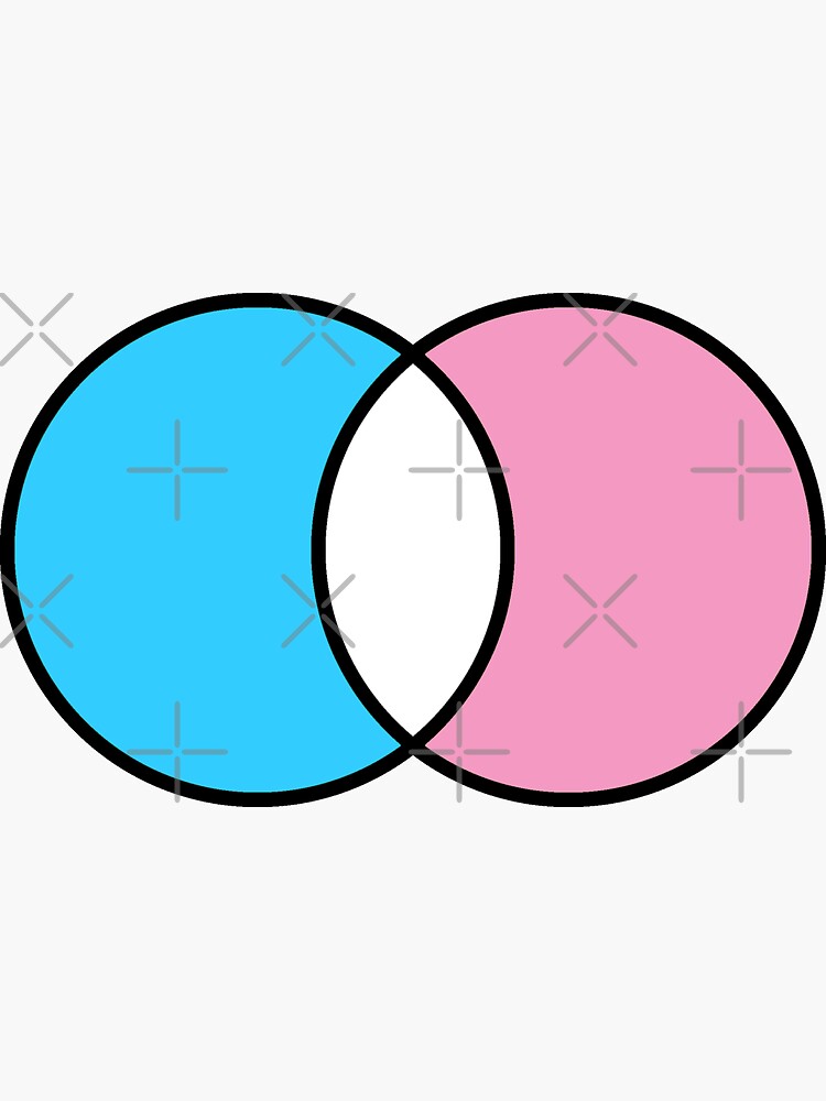 "Blue + Pink" Sticker for Sale by callavibes | Redbubble