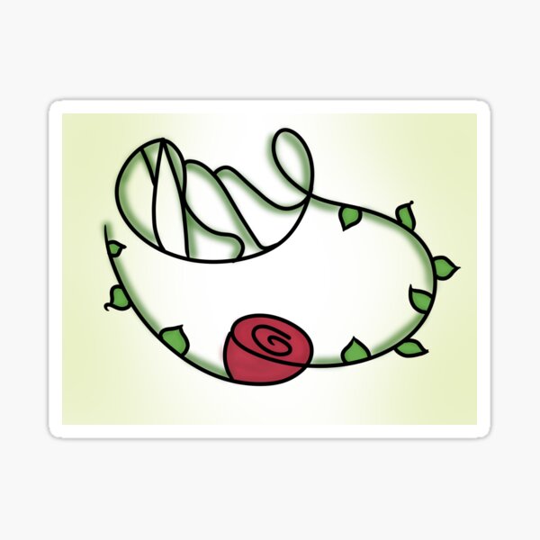 "BTS Army Rose Logo" Sticker by FluffyKittyz | Redbubble