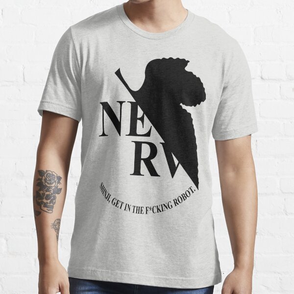 "Evangelion NERV Tee" T-shirt for Sale by CrimsonRogue | Redbubble ...