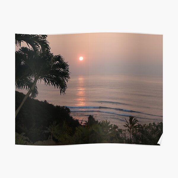 "Vog Sky Sunset" Poster by Guizalo | Redbubble