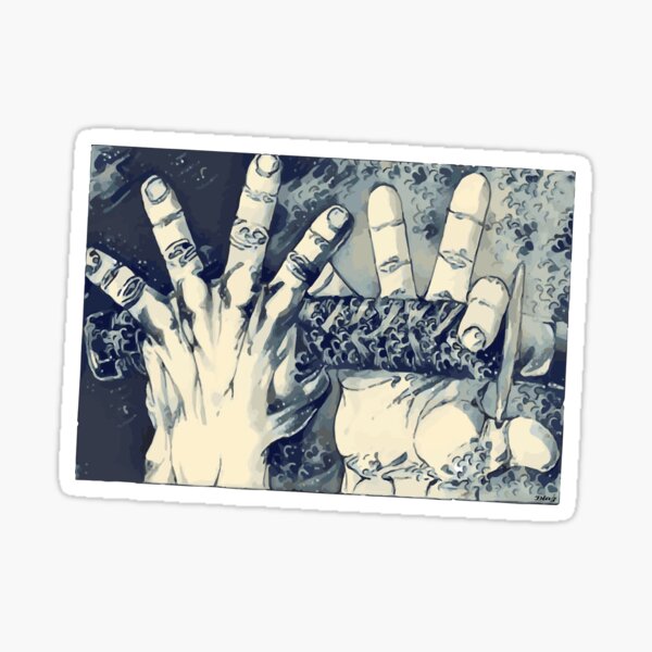 "Musashi Sword Hand - Baki (Ukiyo-e)" Sticker for Sale by Diaz-Shop ...