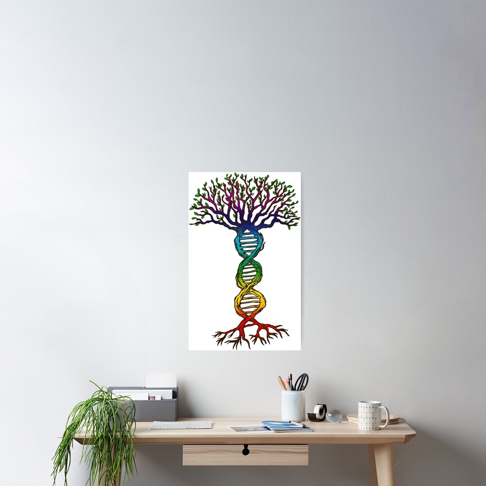 "Chakra DNA Tree of Life." Poster for Sale by emphatic | Redbubble