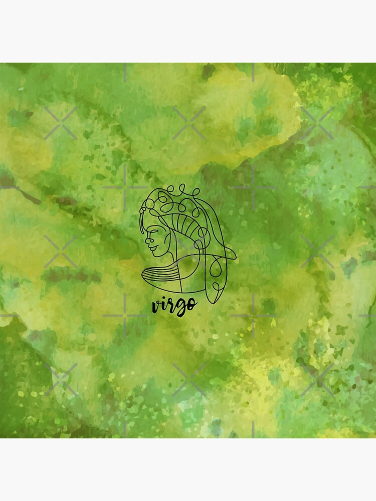 "Watercolor Zodiac - Virgo - Earth Sign" Art Print for Sale by ...