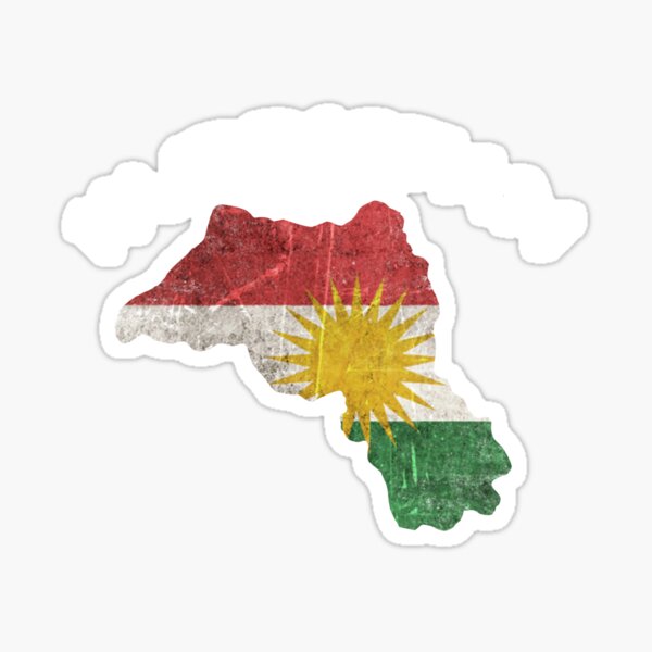 "Kurdistan gift Kurds flag" Sticker for Sale by alwe-designs | Redbubble