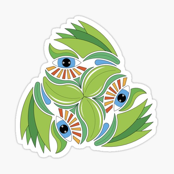 "Crying Eyes for Nature" Sticker for Sale by Harlake | Redbubble