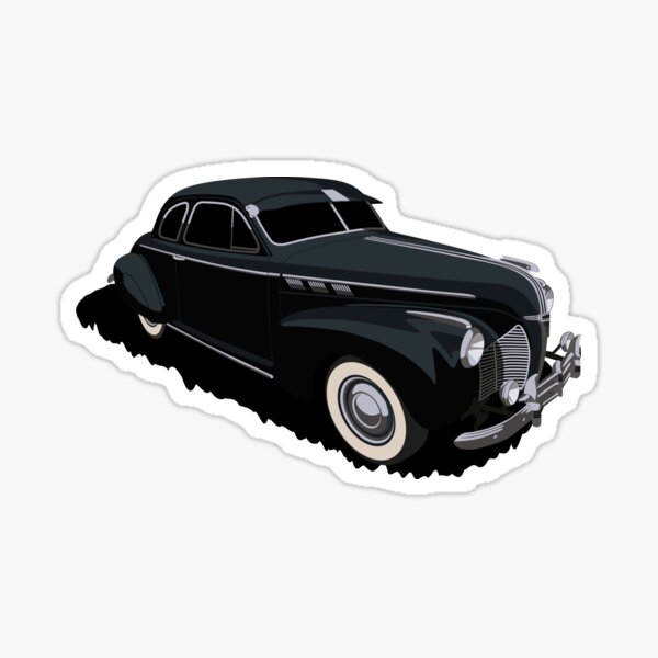 "Torpedo Coupe" Sticker by AutomotiveArt | Redbubble