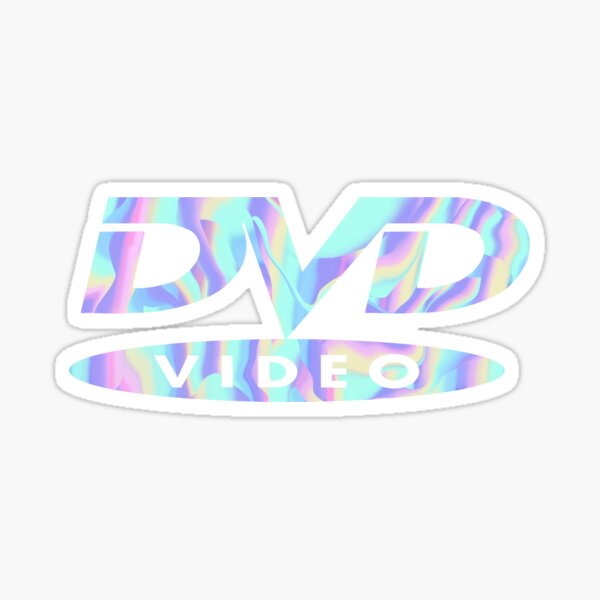 "holo DVD logo" Sticker for Sale by jtn456 | Redbubble