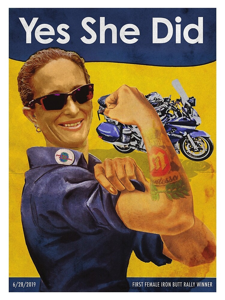 "Yes She Did!!" Poster by thirdwheeladv | Redbubble