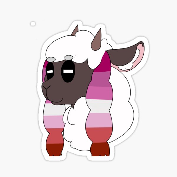 "Wooloo Pride! (Lesbian) " Sticker for Sale by rhenotcelestia | Redbubble