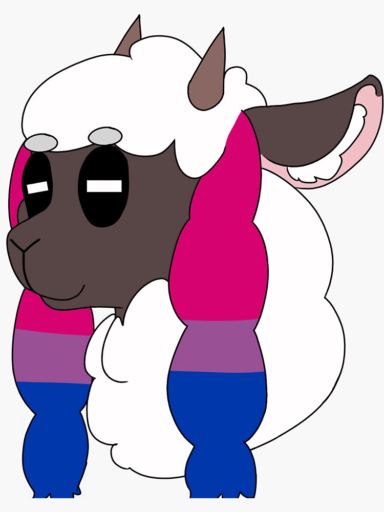 "Wooloo Pride! (Bisexual) " Sticker for Sale by rhenotcelestia | Redbubble