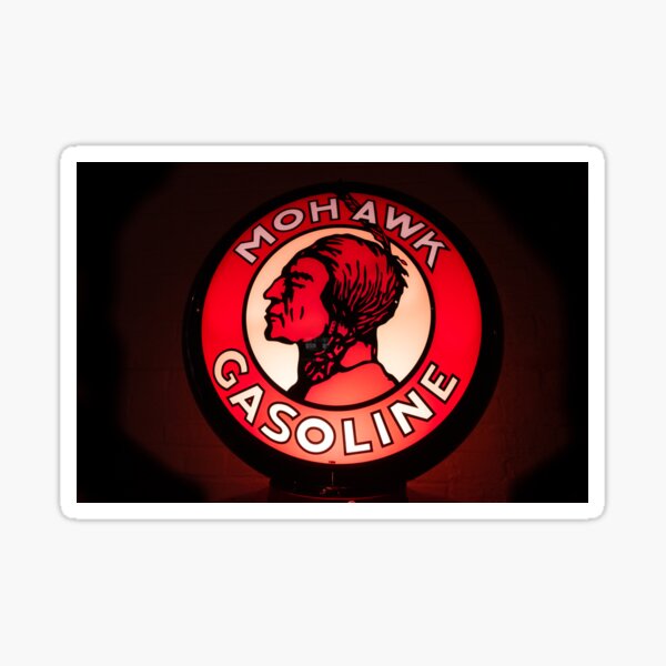 "Mohawk Gasoline" Sticker by barkeypf | Redbubble
