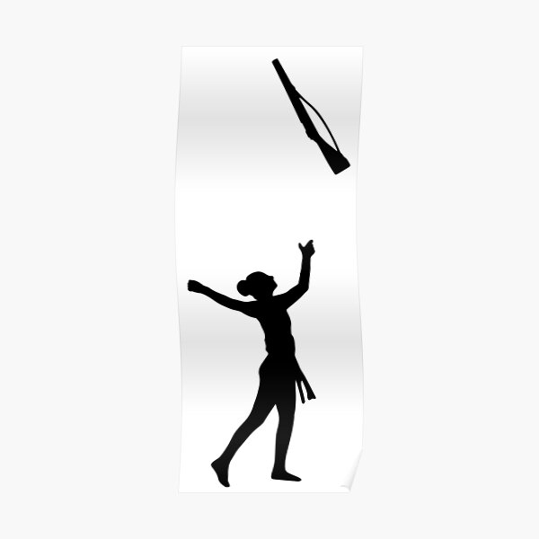 "Color Guard Rifle Toss" Poster for Sale by Vistascribe | Redbubble