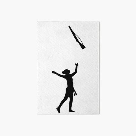 "Color Guard Rifle Toss" Art Board Print for Sale by Vistascribe ...
