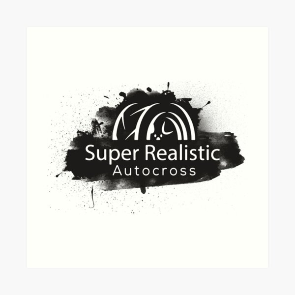 "Super Realistic Autocross Logo" Art Print for Sale by Doonamai | Redbubble