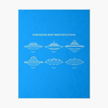 "Pleiadian ship identification chart" Art Board Print by polygrafix ...