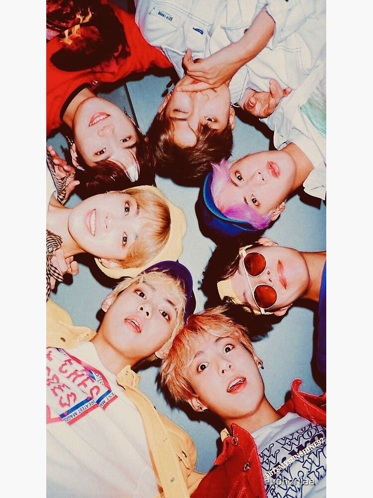 "BTS OT7 STICKER. " Sticker for Sale by euphoriiaa | Redbubble