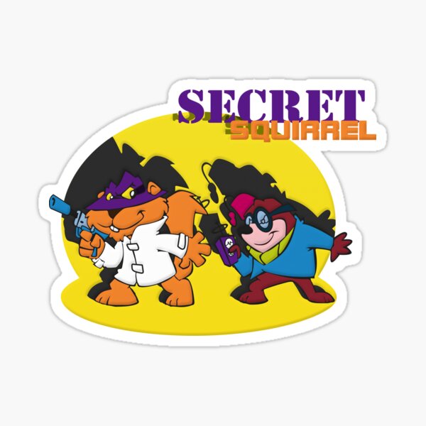 "Secret Squirrel" Sticker for Sale by BleedingAgility | Redbubble