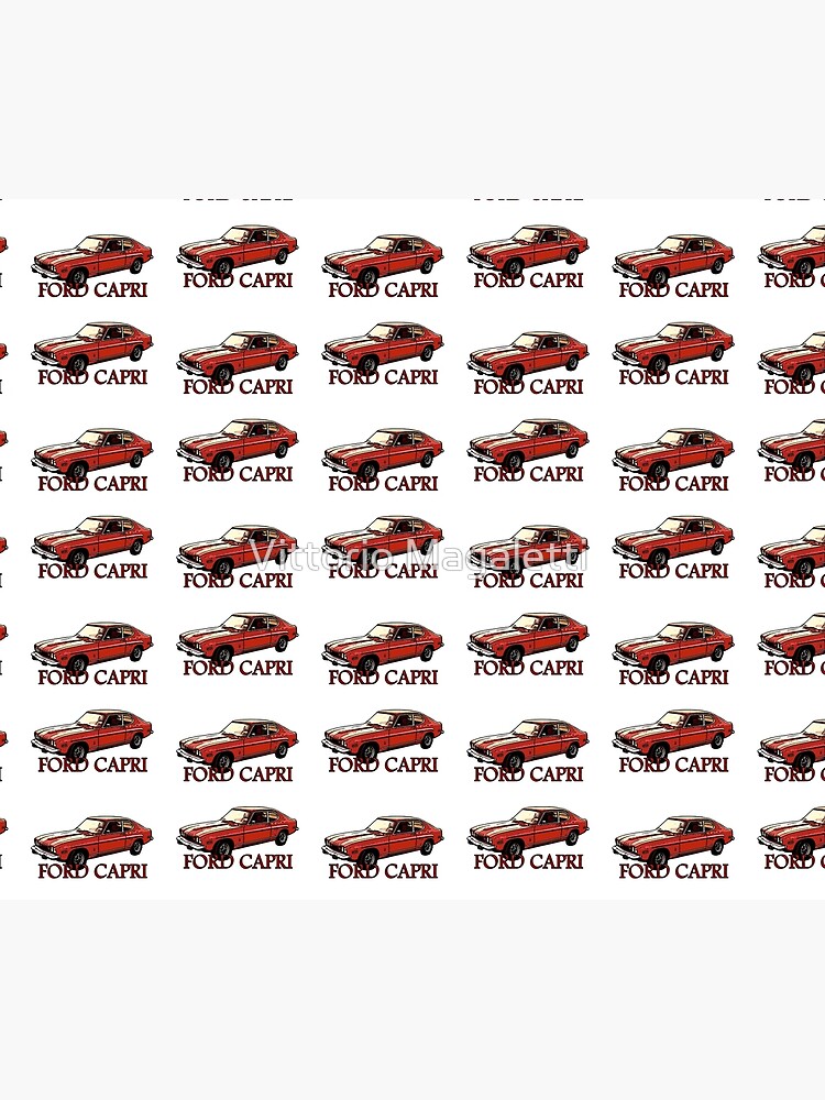"Sticker FORD CAPRI" Throw Blanket by VittorioIlMagat | Redbubble