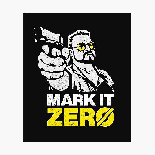 "Walter - Mark it Zero" Photographic Print by Vector-Planet | Redbubble