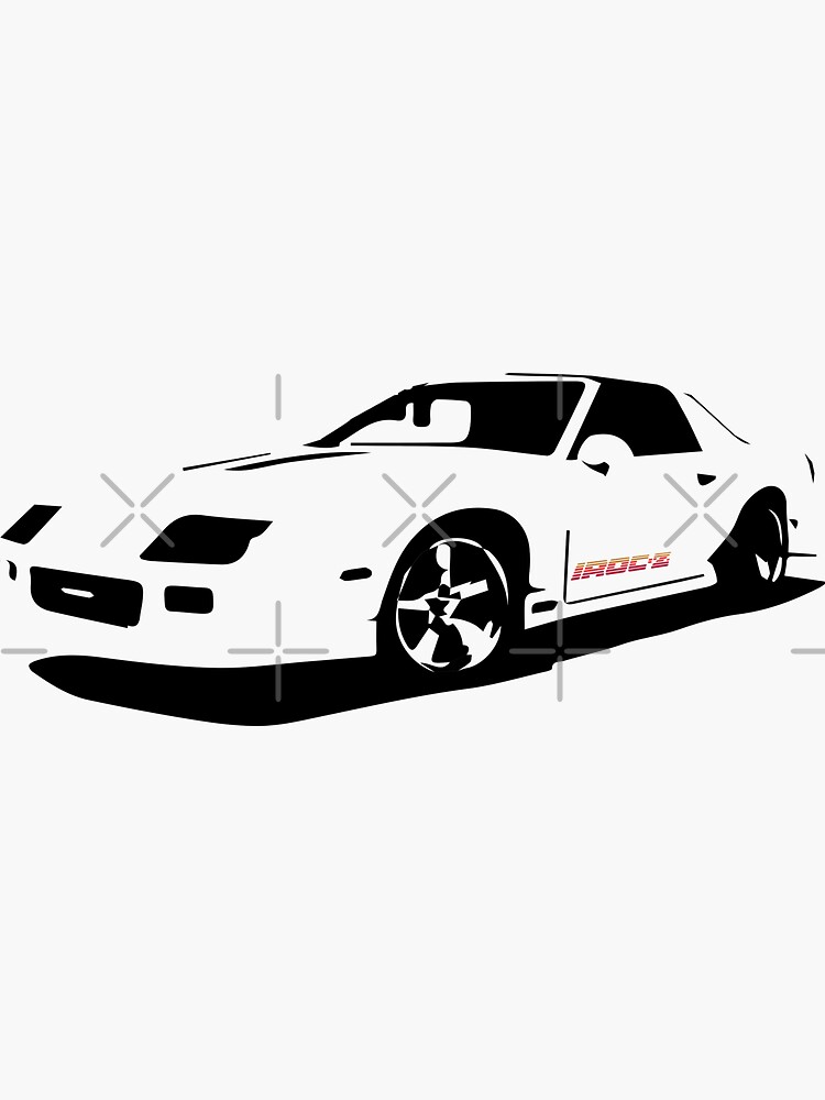 "Chevy Camaro IROC-Z" Sticker for Sale by FromThe8Tees | Redbubble