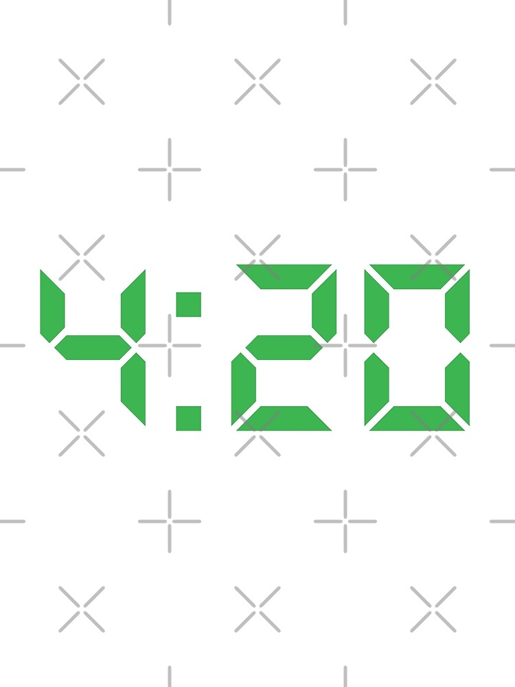 "4:20 Time!" Art Print by StrainSpot | Redbubble