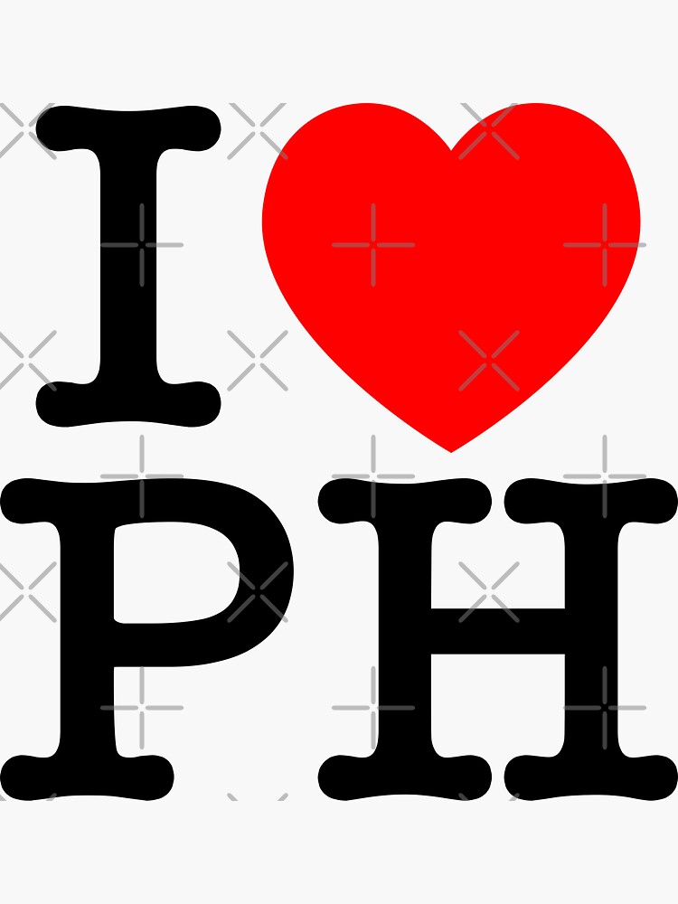 "I Heart PH (PHILIPPINES)" Sticker for Sale by elizaldesigns | Redbubble