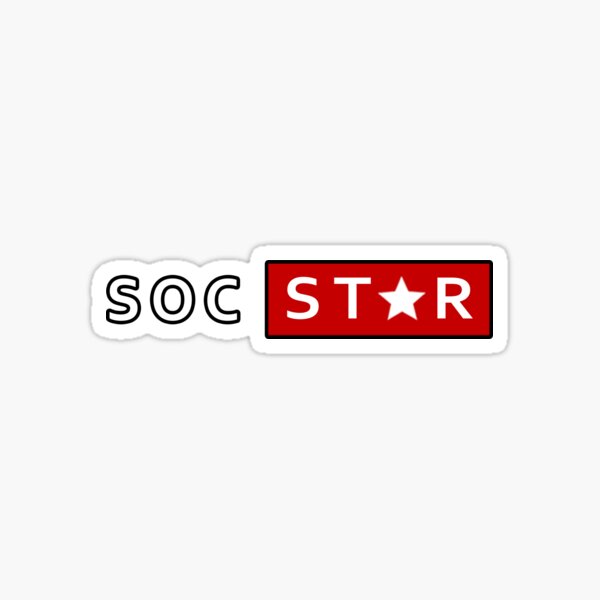 "Security Operations Center Star, Cyber Security Fun T-shirt" Sticker ...