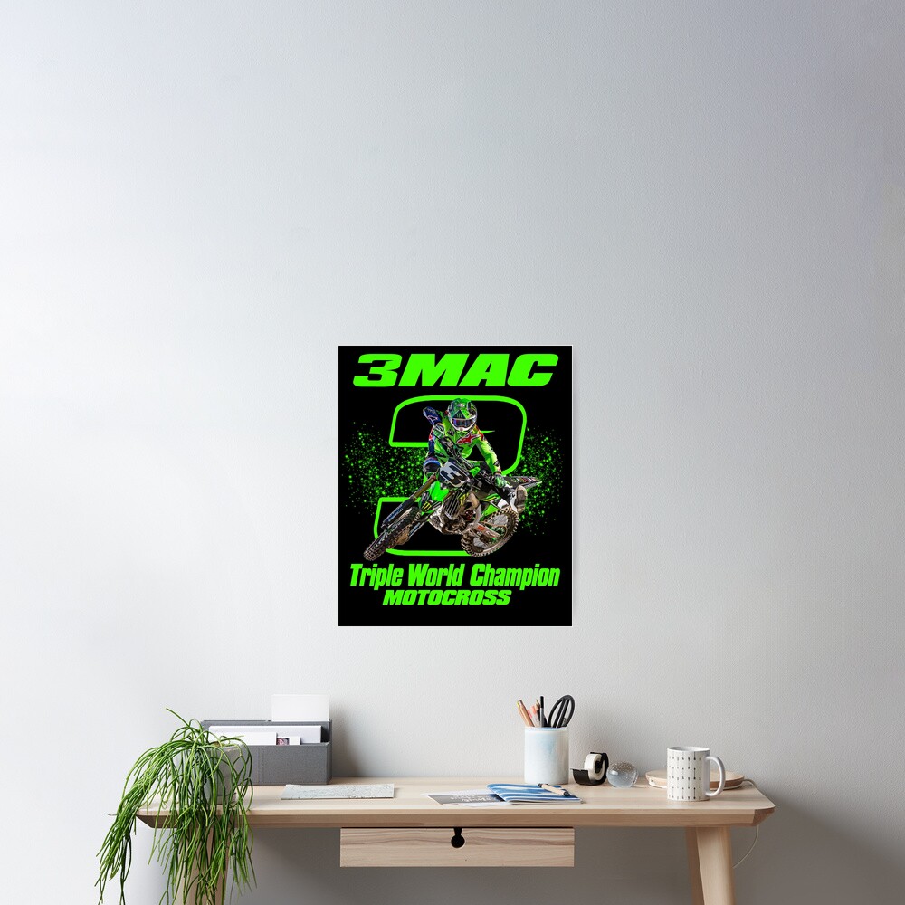 "3MAC 3 x Motocross World Champion Eli Tomac ET3 ET1" Poster for Sale ...