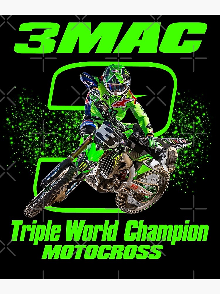 "3MAC 3 x Motocross World Champion Eli Tomac ET3 ET1" Poster for Sale ...