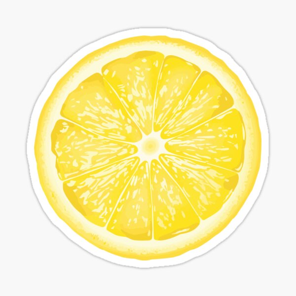 "Lemon Slice" Sticker for Sale by daddylongarms | Redbubble