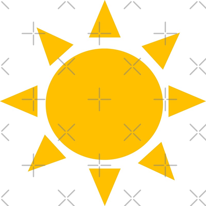 "Sun Clipart Pattern" by 3Talents | Redbubble